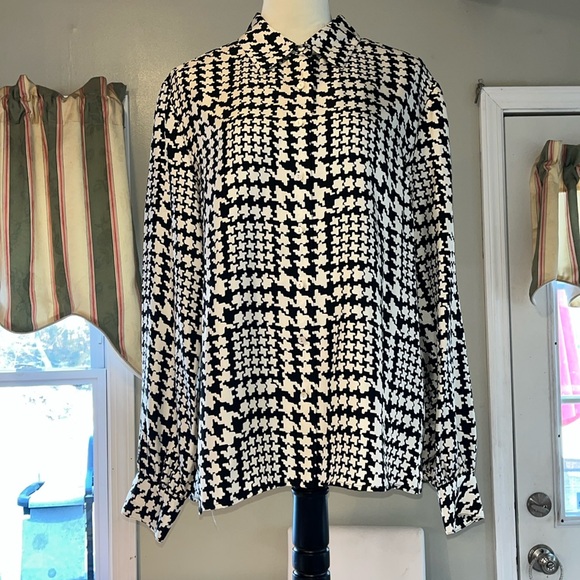 Talbots | Tops | Talbots Silk Blouse | Poshmark